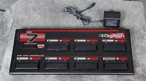 Excellent Digitech Mc7 Midi Controller Floorboard Pedal Reverb