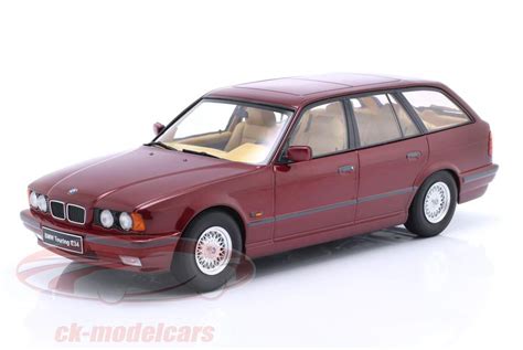 Triple9 1 18 Bmw 5 Series E34 Touring Year 1996 Calypso Red Metallic T9 1800402 Model Car T9