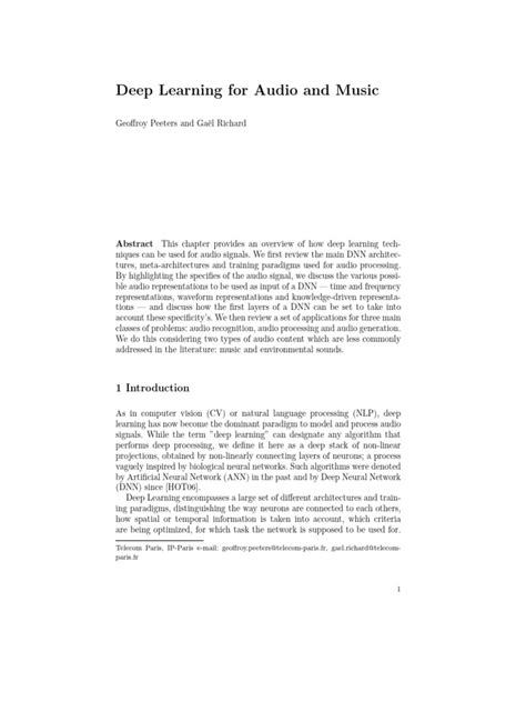 2021 Deep Learning Audio Book Pdf Deep Learning Discrete Fourier