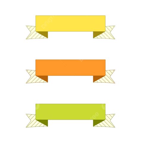 Hatch Ribbon White Corner Template Vector White Corner Template PNG And Vector With