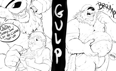 Rule 34 After Vore Anthro Burping Clothed Male Dialogue Duo Father