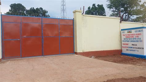 Un Centre De Développement Communautaire Pour Les Jeunes De Sibut Minusca