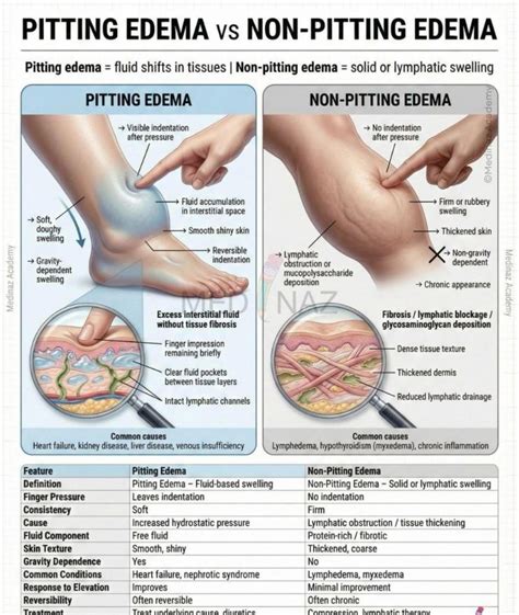 Pitting Vs Non Pitting Edema Causes And Characteristics Dr S 0