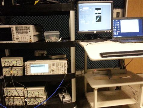 Electronics Implementation Upper Right Computer Showing Labview