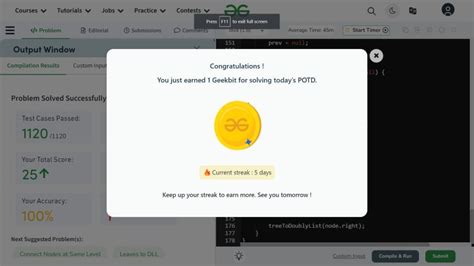 day 5 of drgvishwanathanchallenge binary tree to cdll satakshi shanvi posted on the topic