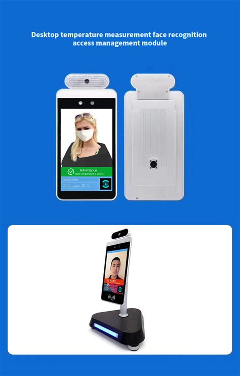 China 8 Inch Lcd Display Facial Recognition Thermometer Terminal Access Control System Body