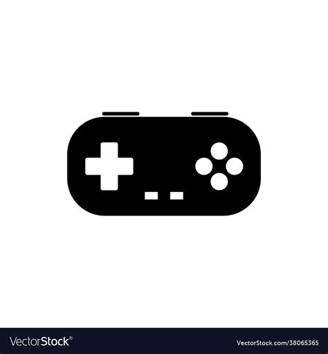 Gamepad Icon Joystick Royalty Free Vector Image