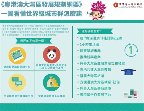 澳門婦女聯合總會 《粵港澳大灣區發展規劃綱要》 一圖看懂世界級城市群怎麼建