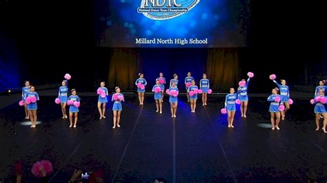 Millard North High School 2023 Large Varsity Pom Semis 2023 UDA