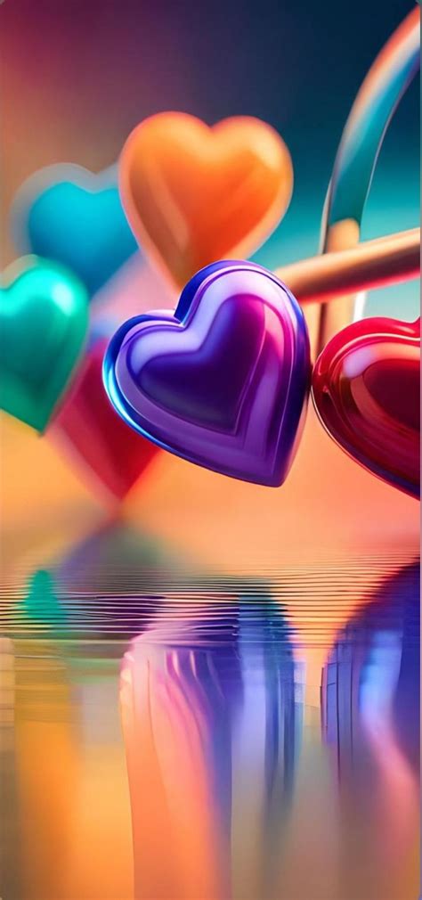 Colorful Heart Wallpaper