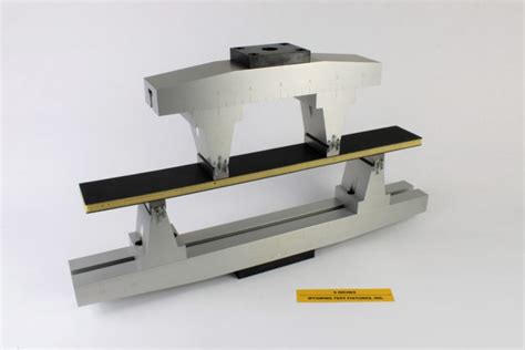 Long Beam Flexure Test Fixture Astm D393 Wyoming Test Fixtures
