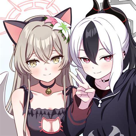 Kayoko And Nagisa Blue Archive Drawn By Gesupi Provlemsolver57