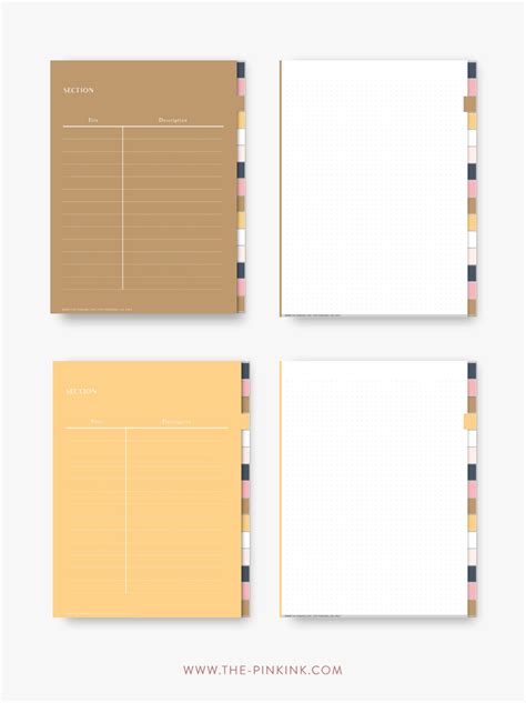 Blue 15 Subject Lined Digital Notebook — The Pink Ink Shop