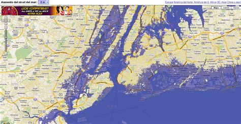 Geoinformación Mapa De Inundaciones Causadas Por El Calentamiento Global