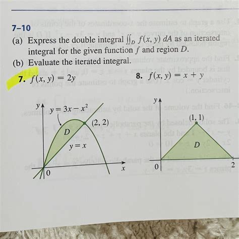 solved express the double integral ls f x y da as an