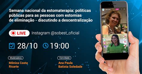 Semana Nacional Da Estomaterapia Políticas Públicas Para Pessoas Com