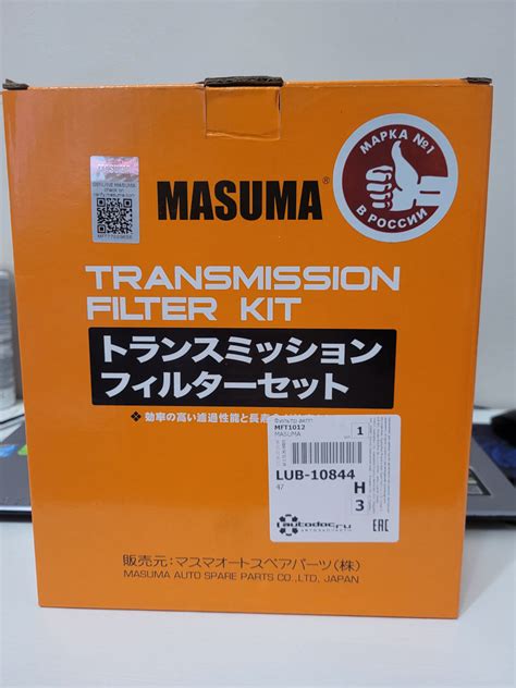 MFT1012 Фильтр AKПП MASUMA | Запчасти на DRIVE2