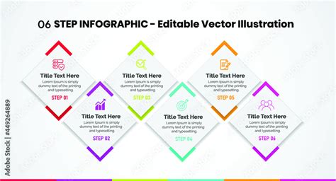 Steps Infographics Design Template Graph Pie Chart Workflow