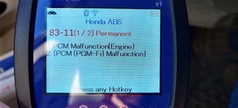 83 11 Code On Code Reader Abs Section Drive Accord Honda Forums
