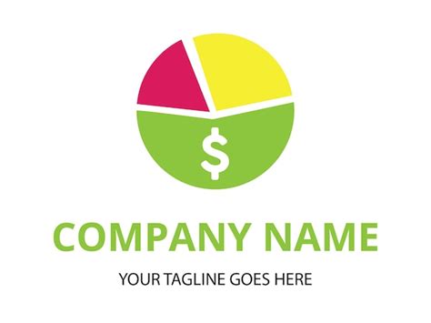 Design Logo Finance Premium Vector