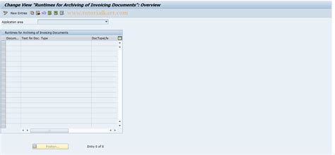 Fkkinvdoc Arch Cus Sap Tcode Retention Prd Of Archived Invoice Document