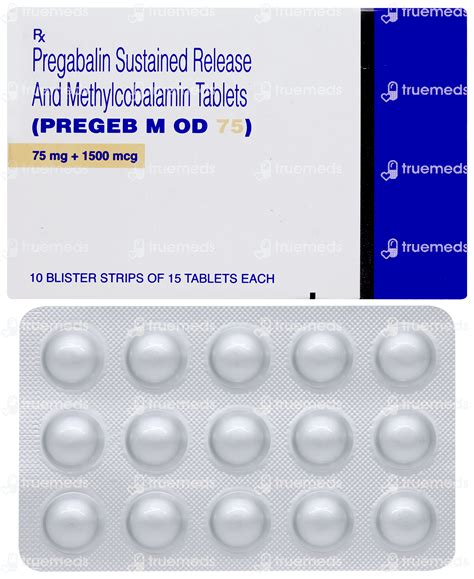 Pregeb M Od 75 Tablet 15 Uses Side Effects Price And Substitutes