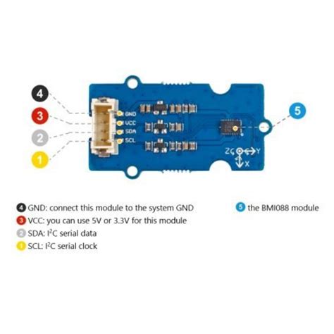 SeeedStudio Grove Axis Accelerometer And Gyroscope BMI Buy Online At Low Price In India