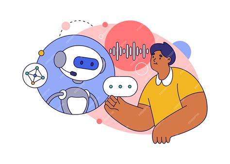 Premium Vector Chatbot Or Voice Assistant Artificial Intelligence
