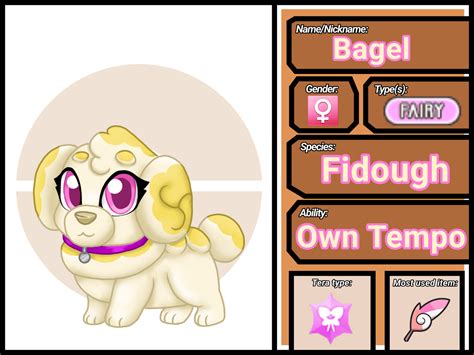 Pokemon I And T Oc Bagel The Fidough By Kumbathelion On Deviantart