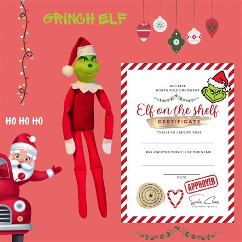 Grinch Elf Etsy
