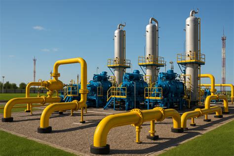 Natural Gas Pipeline Station Types Compression Metering And Regulation