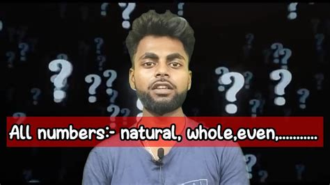 All Numbers In Maths Naturalnumbers Wholenumbers Numbersystem Youtube
