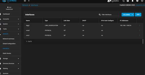 Create Link Aggegation Load Balancing TrueNAS Community