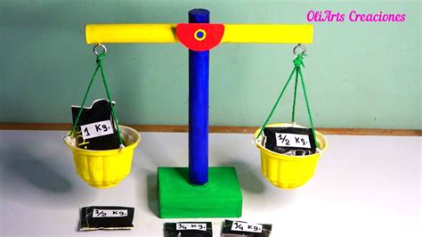 Como Hacer Una BALANZA CASERA Con Reciclaje Proyectos Caseros Scale