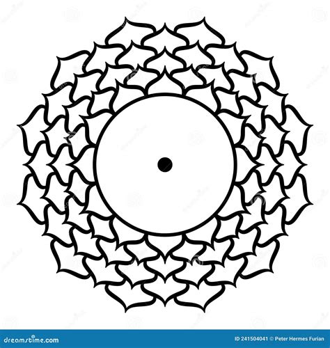 Sahasrara Or Crown Chakra Stock Illustration 49199380