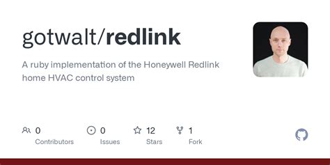 Github Gotwaltredlink A Ruby Implementation Of The Honeywell Redlink Home Hvac Control System