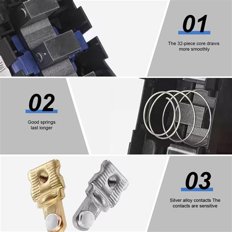 Ato Contactor De Ca De 3 Polos De 12 Amperios Con Bobina De 24 V 110 V