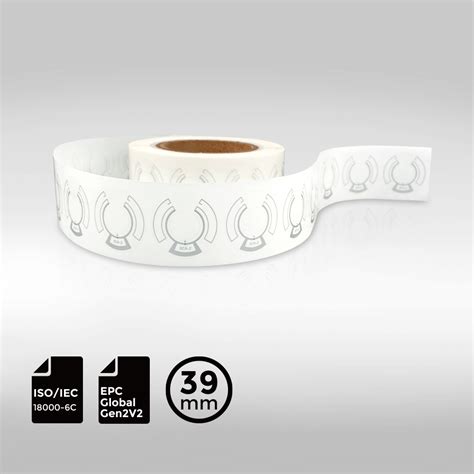 Uhf Rfid Round Wet Inlay ⌀39mm Nxp Ucode® 9 Rfid Label