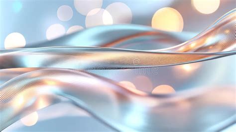 Smooth Flowing Metallic Design Create An Elegant And Abstract And Perfect For Background Waves