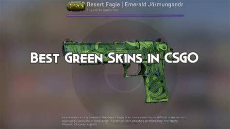 Best Green Skins In Csgo Playing History