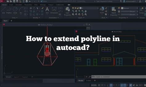 how to extend polyline in autocad