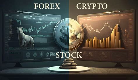 تفاوت فارکس و کریپتو مقایسه ترید در فارکس با ارز دیجیتال