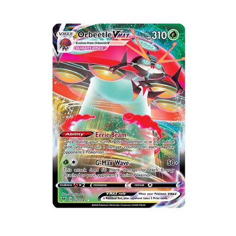 Vivid Voltage Orbeetle V Max 21 Pokeverse