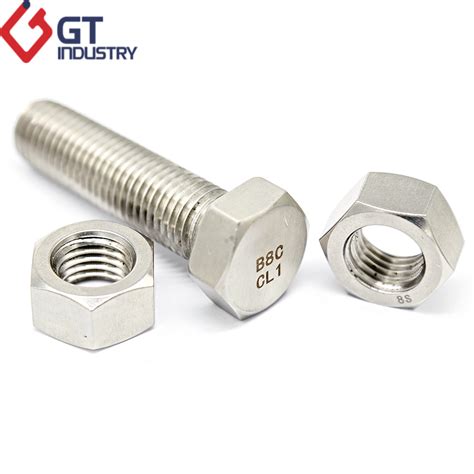 Stainless Steel A194 8 And Nut M13 Astm A193 Grb7 B8 B16 B8m B8t B8c