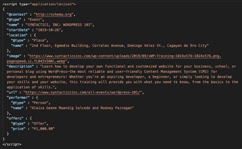 Schema Markups Commonly Used In Marketing Syntactics Inc