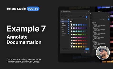 Design Tokens Example 7 Documentation Annotate Figma