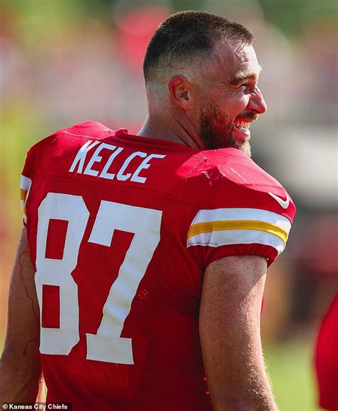 Travis Kelce Unveils Slick New Haircut At Chiefs Training Camp As He
