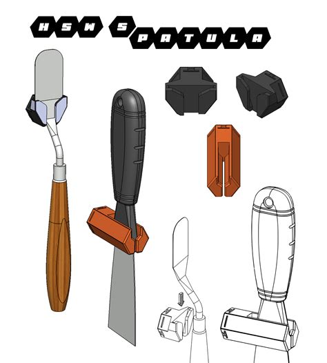 Hsw Spatula Holders By Horacio Download Free Stl Model