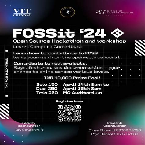 linux club vit chennai on linkedin 🌐 join us at fossit 24 by linux