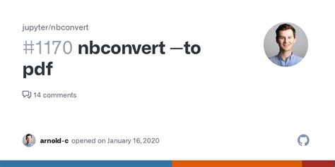 nbconvert to pdf · issue 1170 · jupyter nbconvert · github